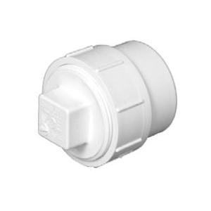2 inch PVC DWV Fitting Cleanout Adapter With Plug, Spigot x FPT | Buy ...