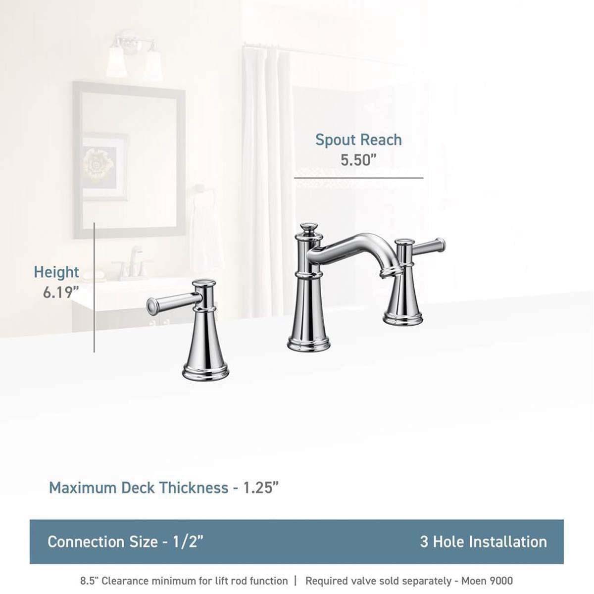 MOEN® T6405NL 10221164 | PDI Kitchen, Bath & Lighting