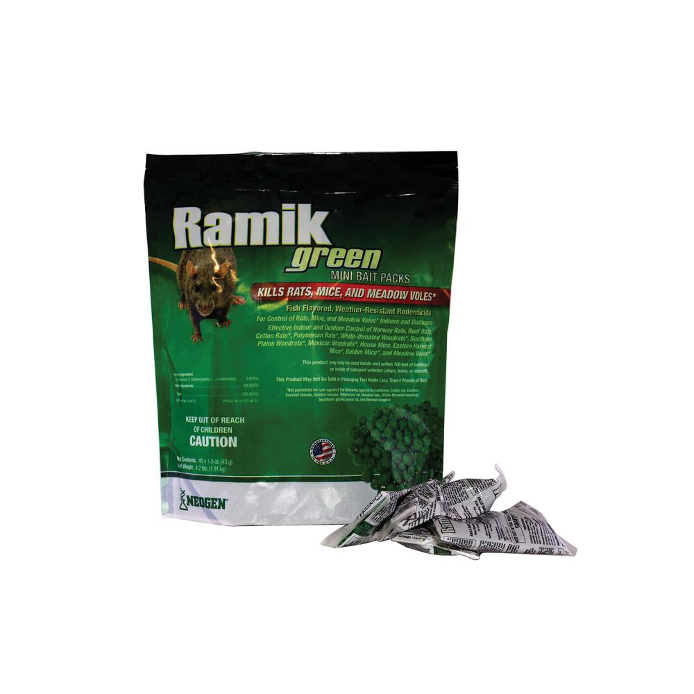Mini Rodent Bait, Solid, 4 to 5 days Time to Kill, 1.5 oz
