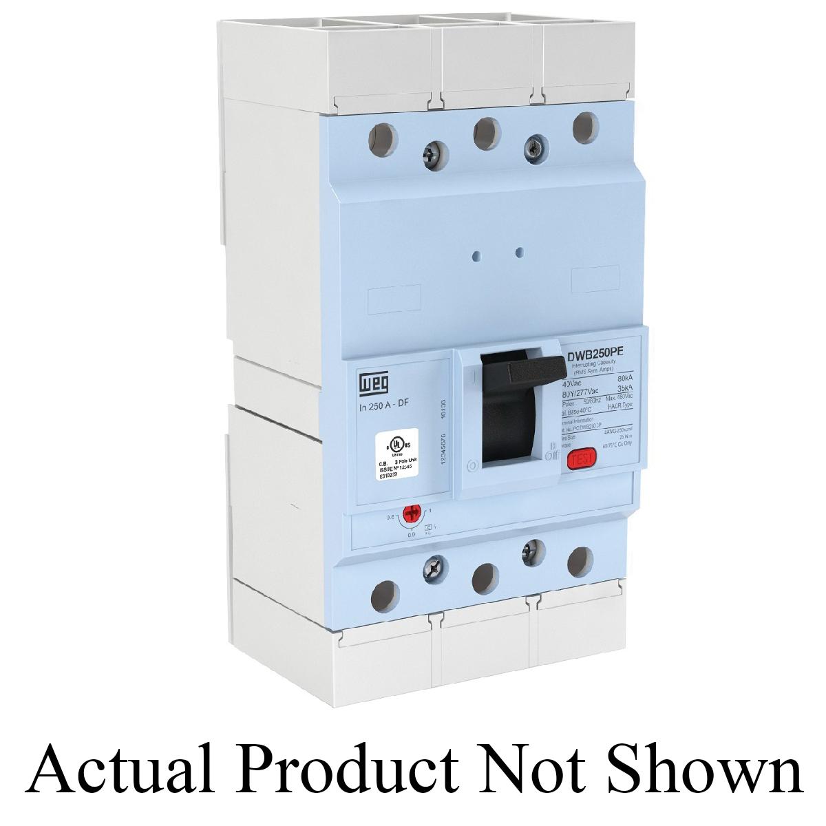WEG DWB250PE200-3DF Molded Case Circuit Breaker