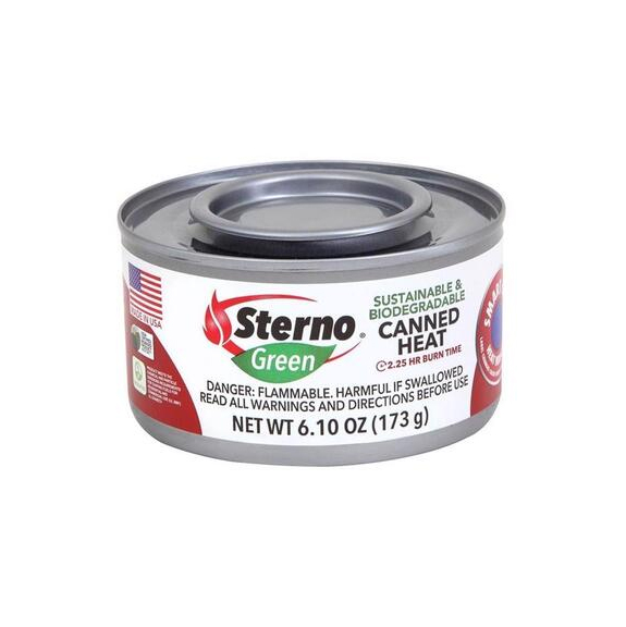 Sterno 20370 Cooking Fuel Pack Pack, 2.25 hr Burn Time