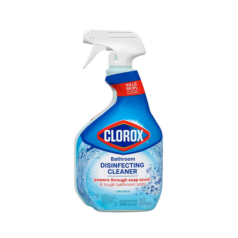 08033 Bathroom Cleaner, 30 oz Bottle, Liquid, Citrus, Cle...