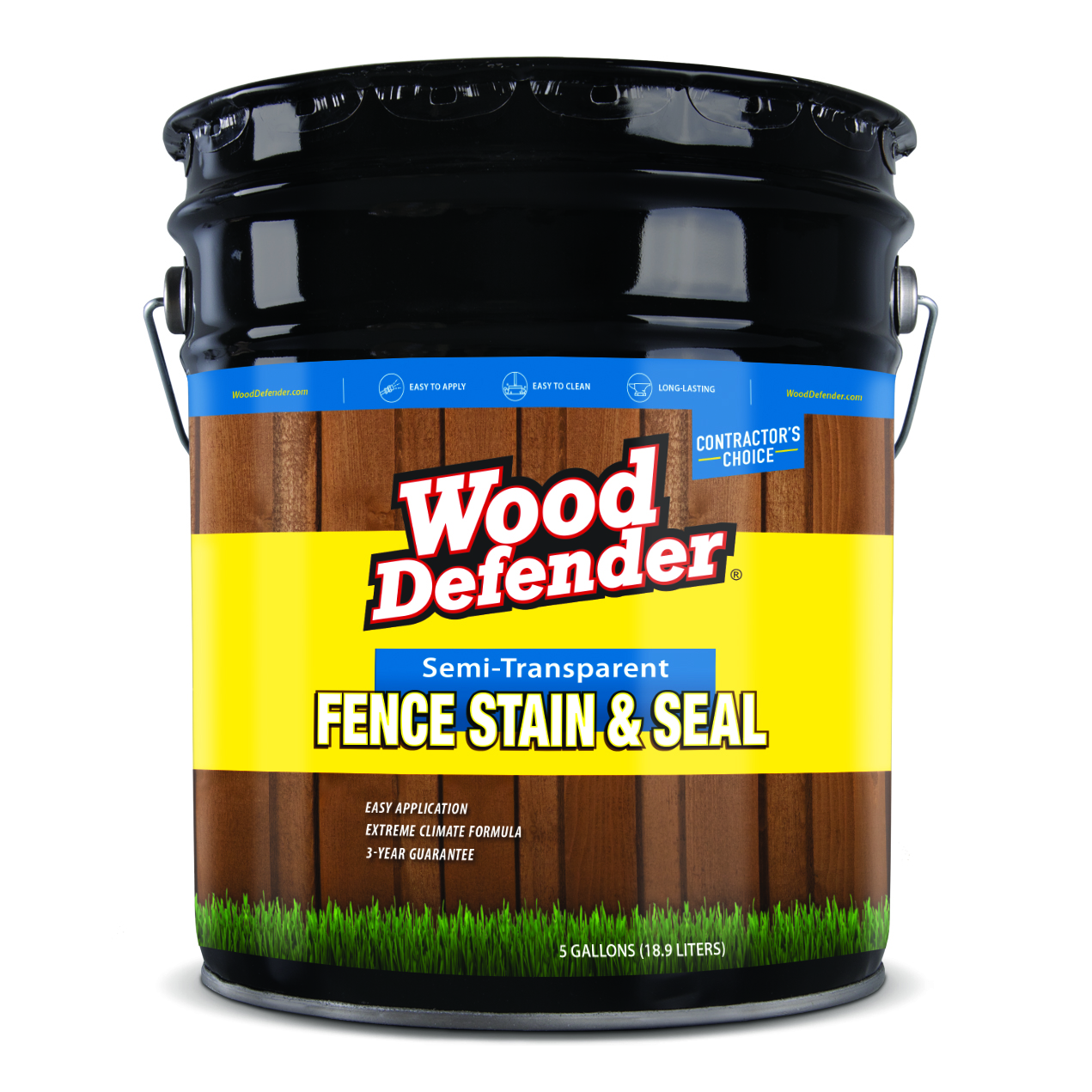 Wood Defender 808406-5 Fence Stain, Semi-Transparent, Sie...