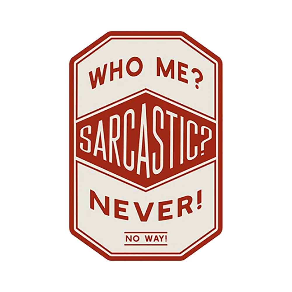 90214636 Patriotic Decorative Sign, Sarcasm Sign, Metal,