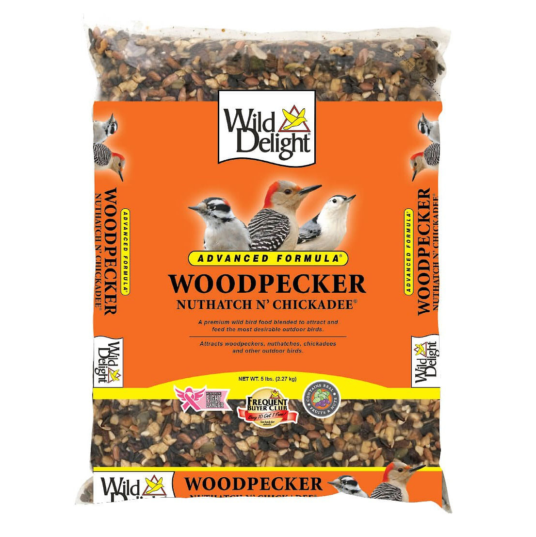 Wild Delight 364050 Dried Cranberries Bird Food, 5 lb, Ba...