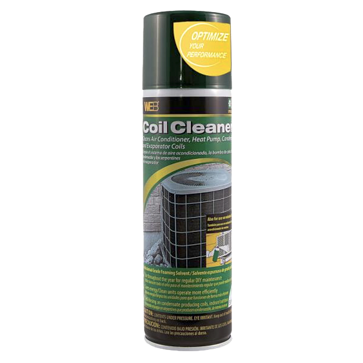Web WCOIL19 Coil Cleaner, Aerosol, Off-white | WEB