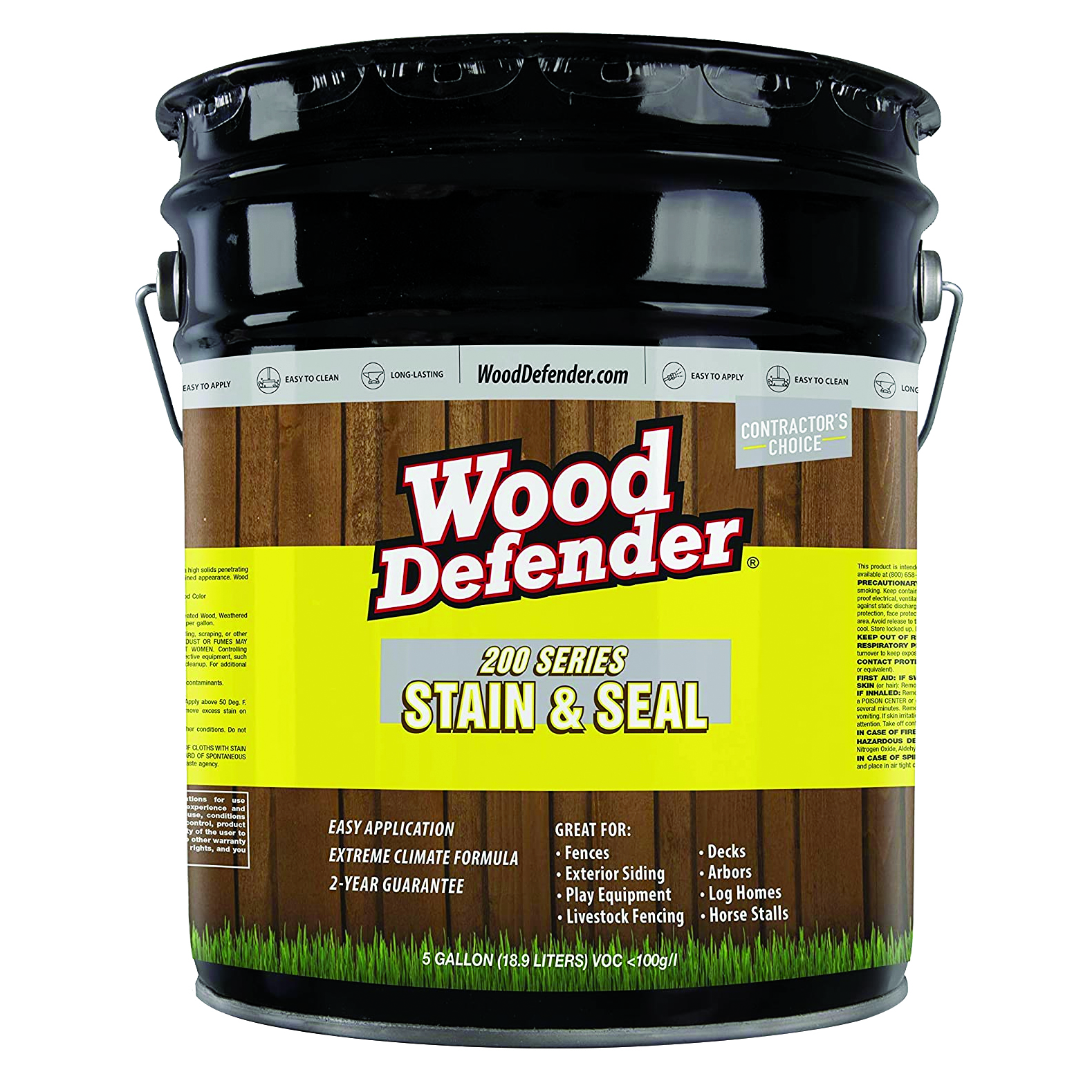Wood Defender 200 200303-5 Stain and Sealer, Transparent ...