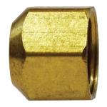 Buchanan Rubber | 5/16 FLARED CAP HEX NUT SAE45 BRASS